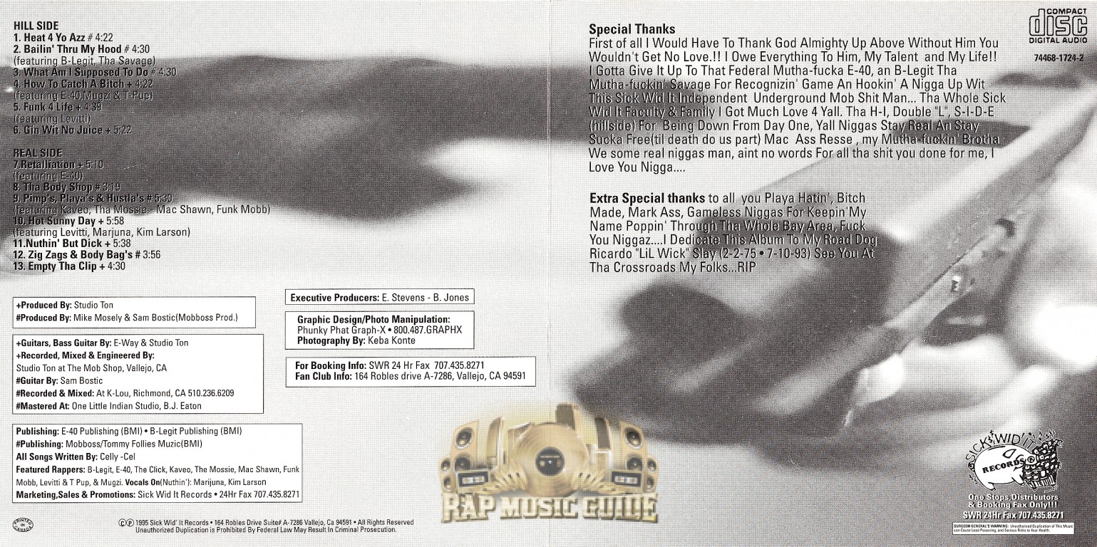 Celly Cel Heat 4 Yo Azz 1st Press Cd Rap Music Guide